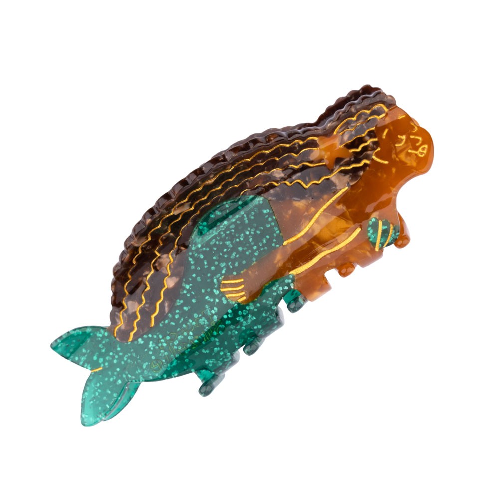 Blue & Green Mermaid Hair Claw — orris london